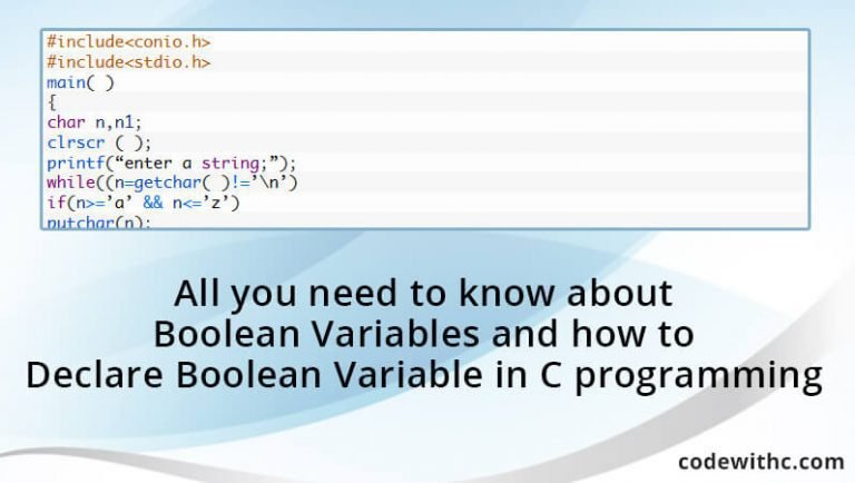 All You Need To Know About Boolean Variables And How To Declare Boolean