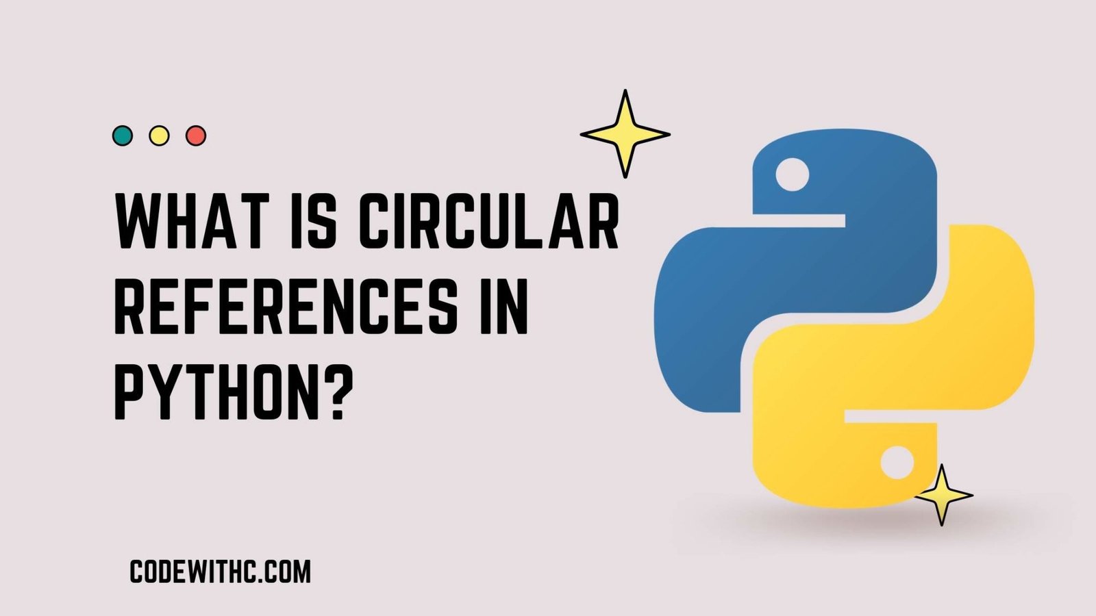 Circular References In Python - Code With C
